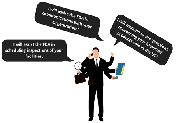 Appoint a valid US Agent for FDA Correspondence in USA