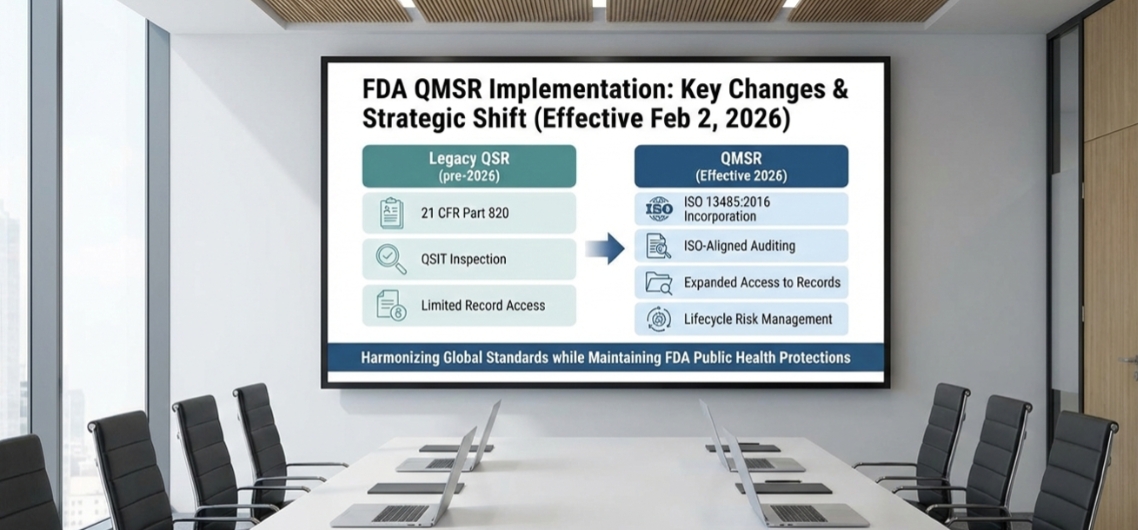 FDA QMSR 2026: Key Changes & ISO 13485 Alignment